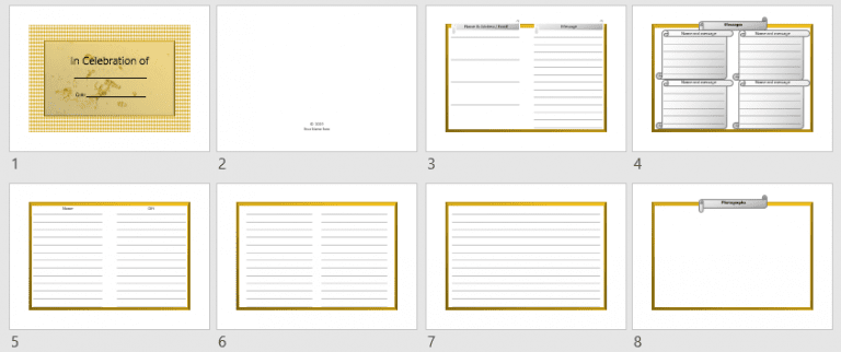 Guest Book Templates - Createful Journals Your Creative Inspiration