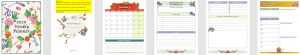 2020 Weekly Planner Templates - Createful Journals Your Creative ...