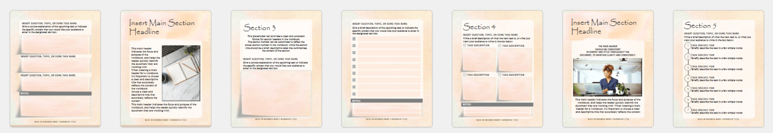 Simple Workbook Template in Canva and Powerpoint - Createful Journals ...