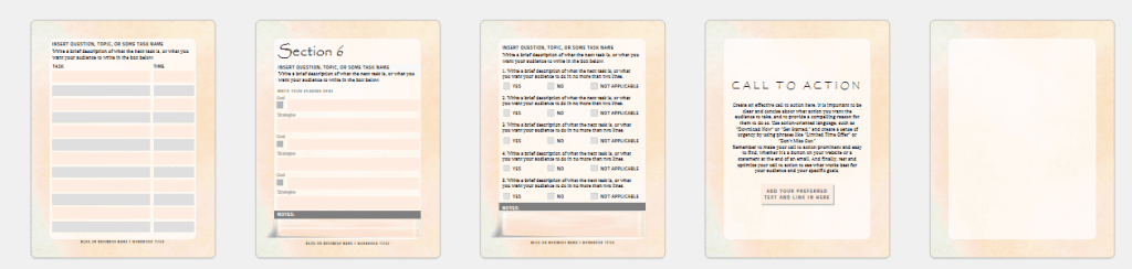 Simple Workbook Template in Canva and Powerpoint - Createful Journals ...