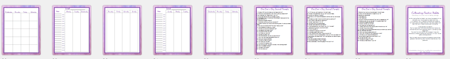 My 90 Day Growth Plan - Createful Journals Your Creative Inspiration
