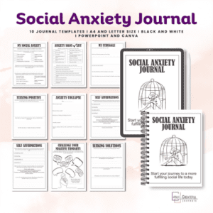 Social Anxiety Journal - Createful Journals Your Creative Inspiration