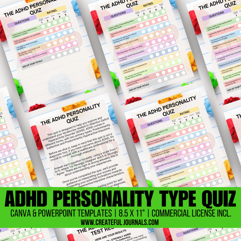 ADHD Templates Bundle - Createful Journals Your Creative Inspiration