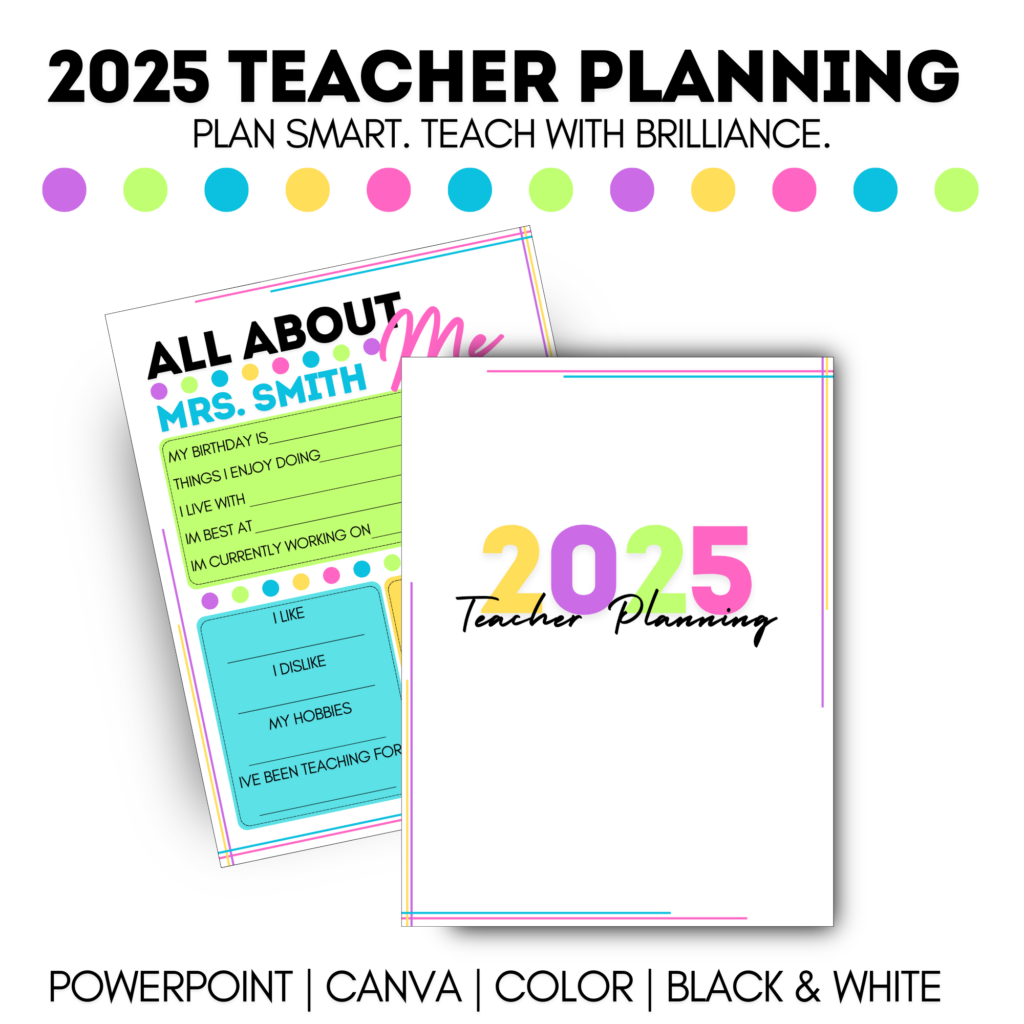 Teacher Planning Prep Package - Createful Journals Your Creative ...