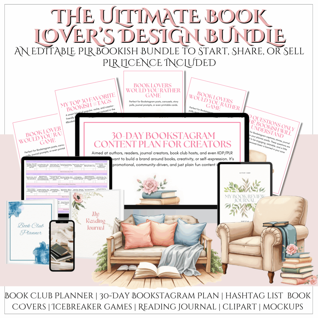 The Ultimate Book Lovers Design Bundle - Createful Journals Your Creative Inspiration